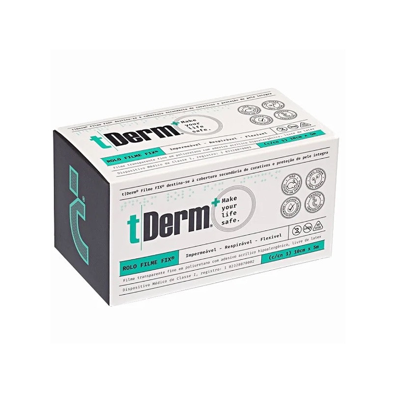 Rolo de TropicalDerm TDerm FIX - 5m x 10cm